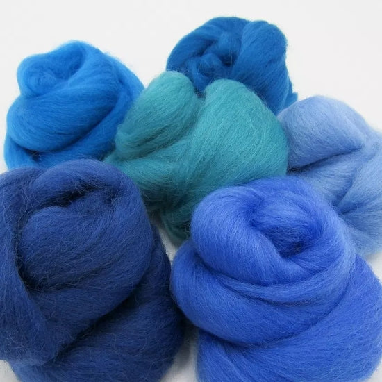 Blue Tones Merino Wool Collection – Wool and Dye Works