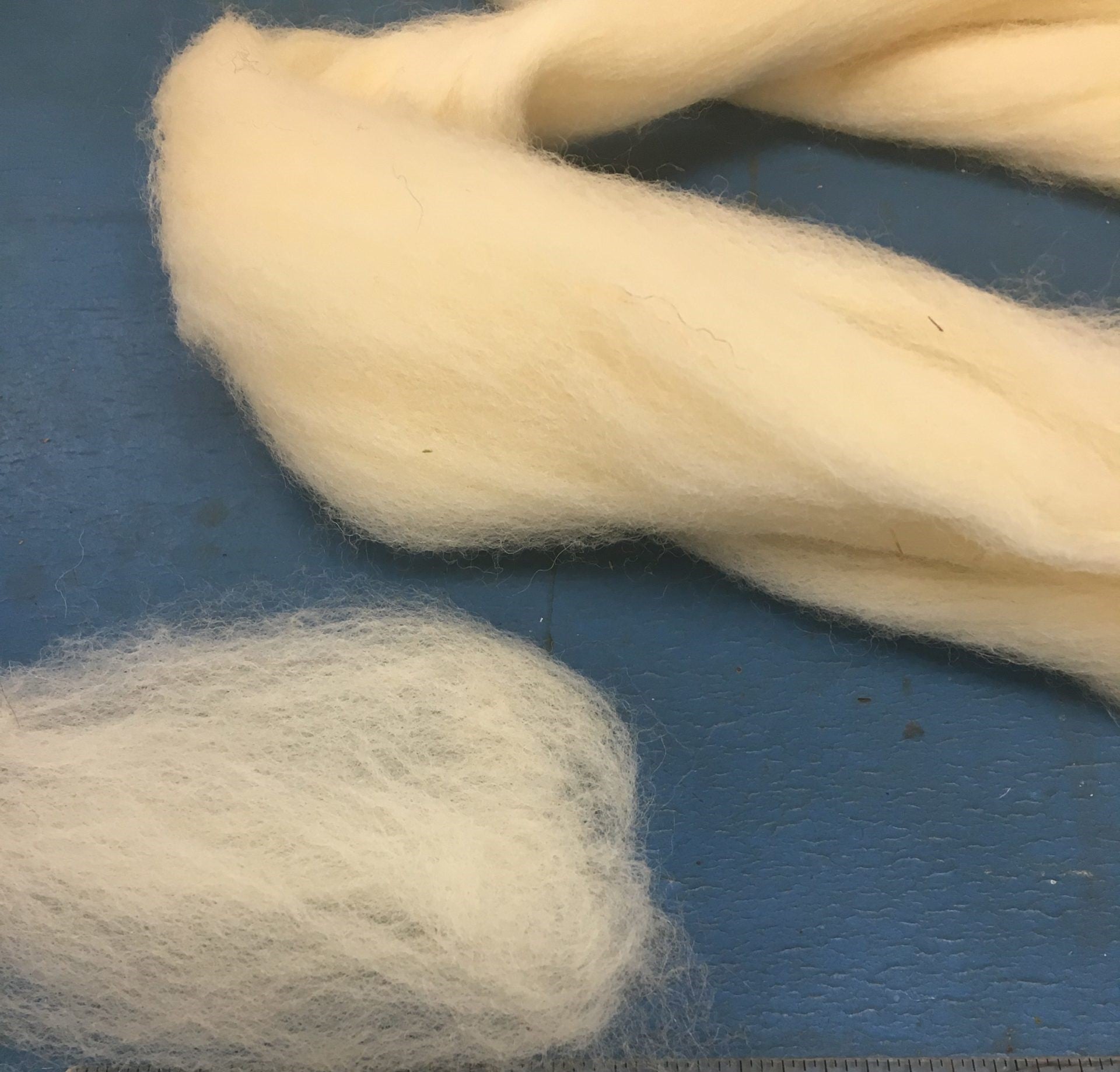 Natural Domestic Top Core Roving – Wool and Dye Works