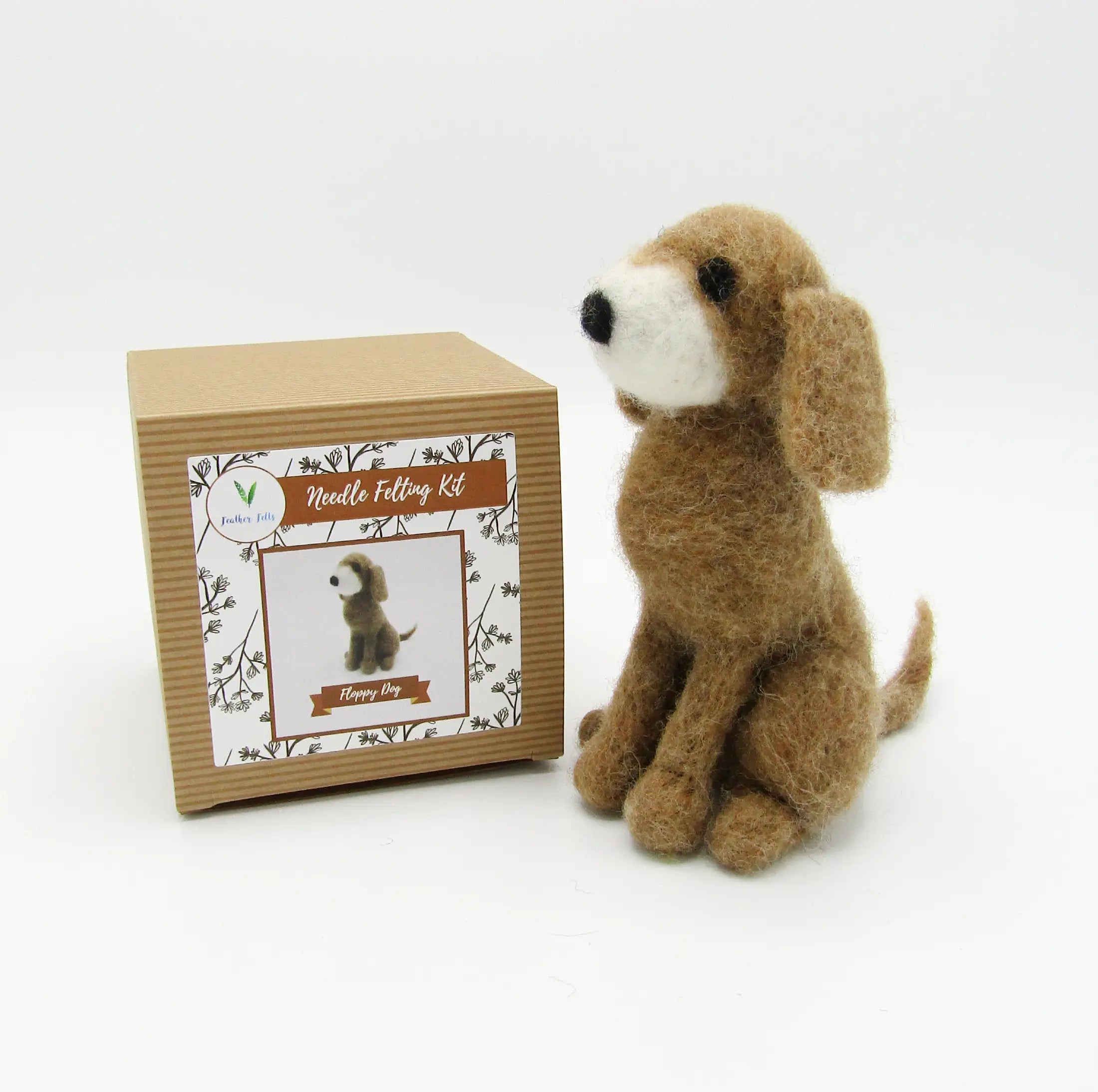 Feather Felts Floppy Dog Needle Felting Kit – Wool and Dye Works